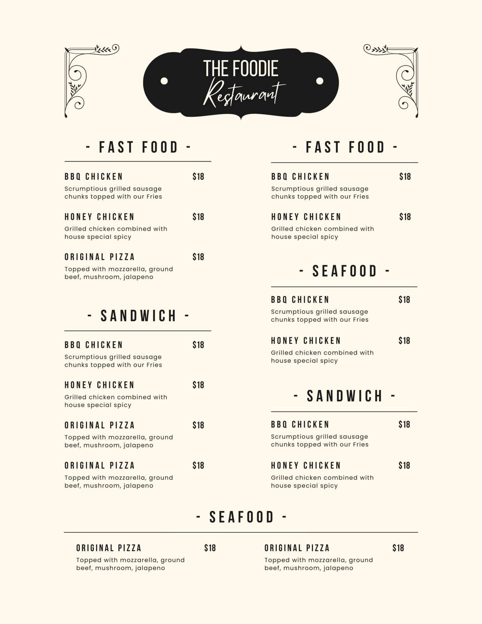 Premium Restaurant Menu Paper | Food Service Paper