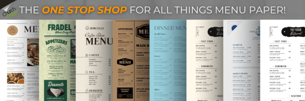 5 Best Restaurant Menu Paper Options for Durability and Style